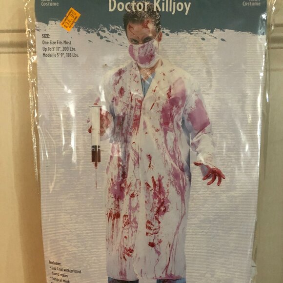 Other | Halloween Doctor Killjoy Bloody Costume Bodybag Xl | Poshmark